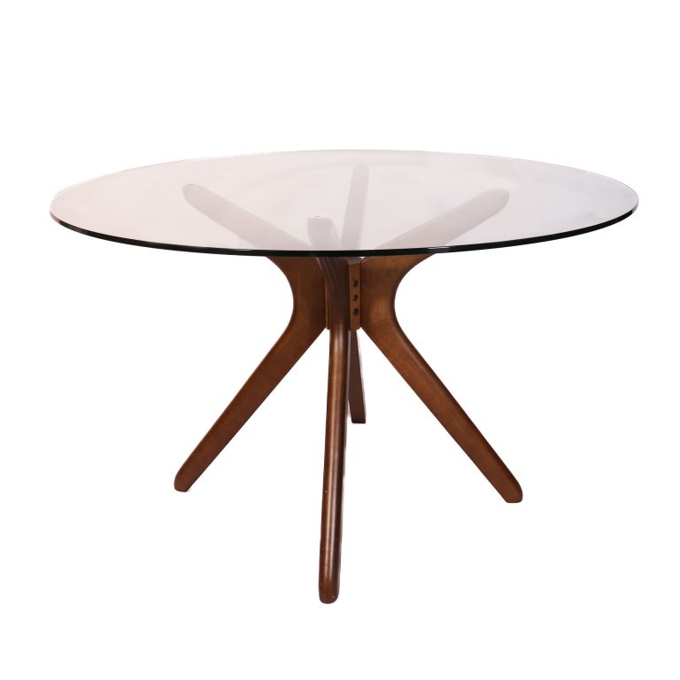 Table Base with Round Glass - Bont Huijs